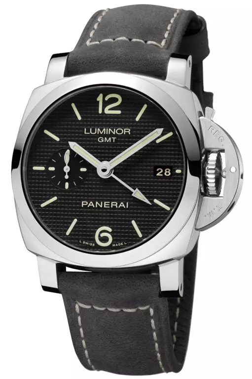 Panerai Luminor 1950 3 Tagoj GMT Aŭtomata Acciaio