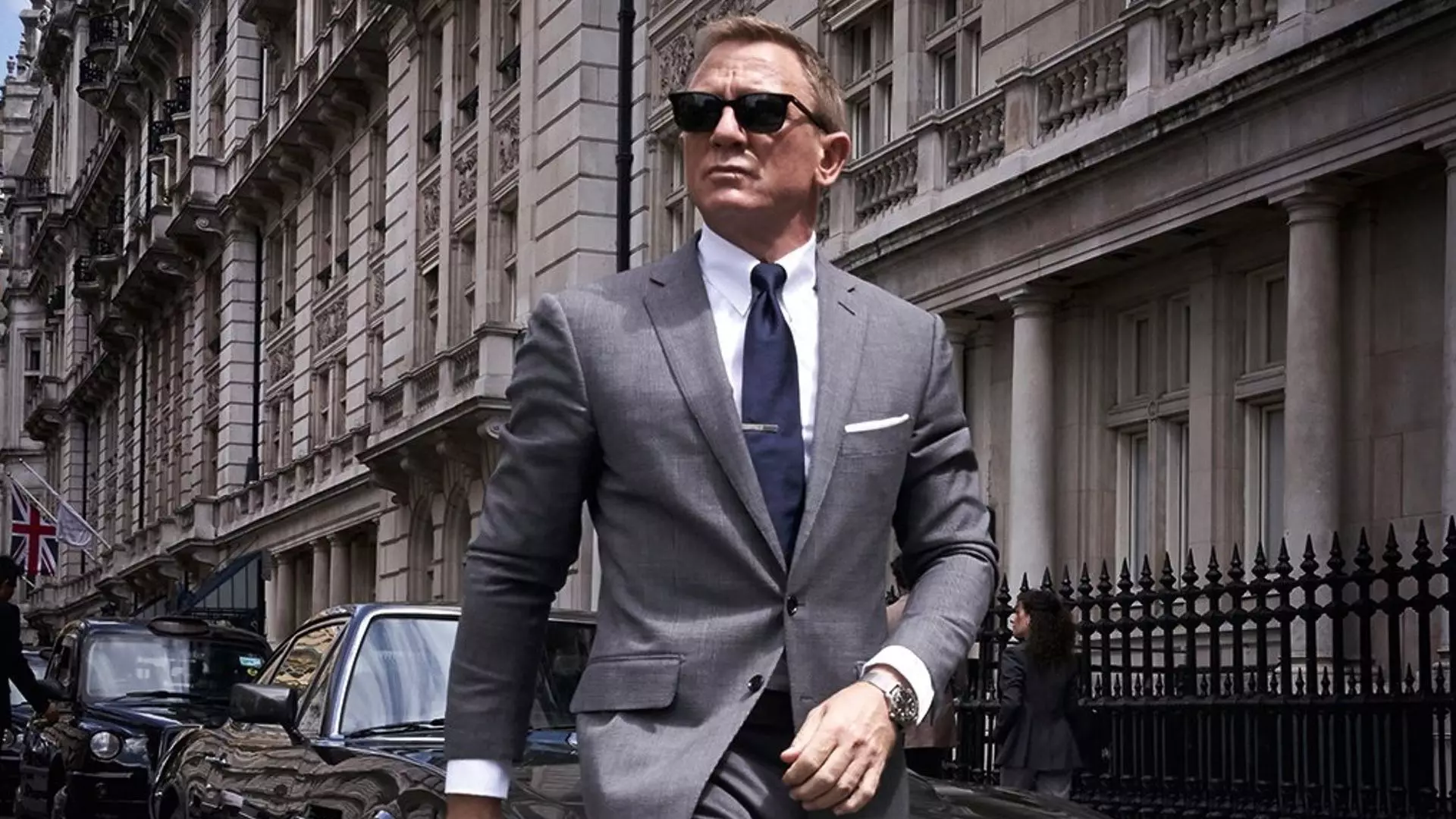 Daniel Craig på settet til 'Bond 25'