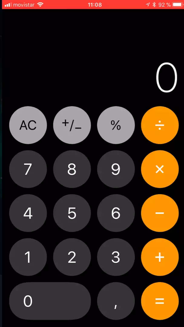 Calculator iOS 11