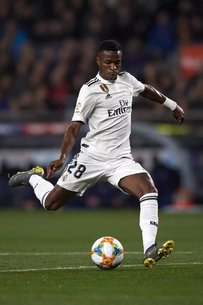 Vinicius winning over the Madrid fans with his good game and a pair of Nike Mercurials.