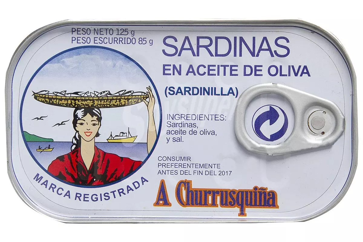 Sardine ka oli ea mohloaareAchurrusquiña