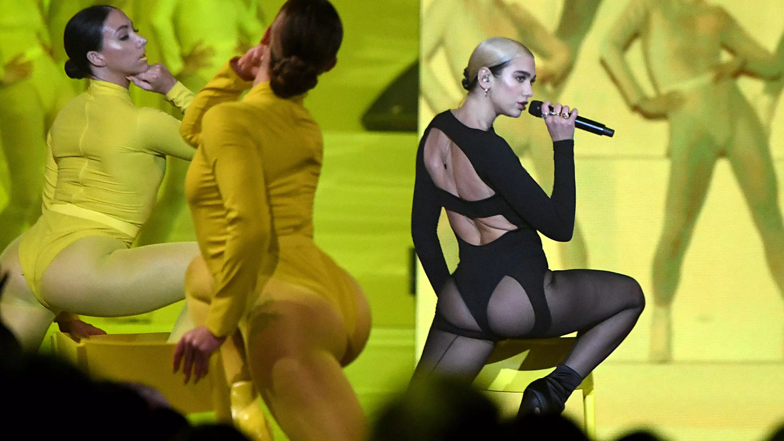 2019 MTV EMA'ları sırasında Dua Lipa.