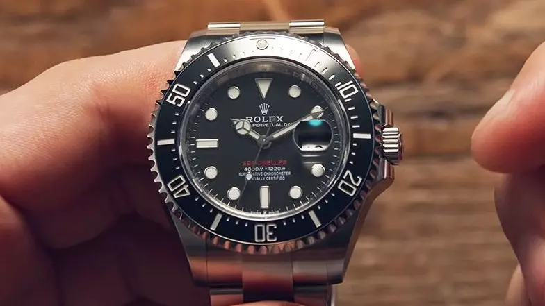 Vandeniui atsparus Rolex.