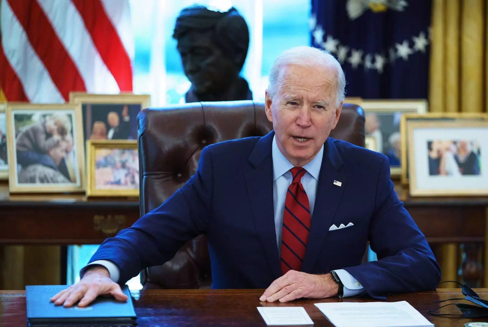 Joe Biden gen smartwatch ki pi popilè nan mond lan