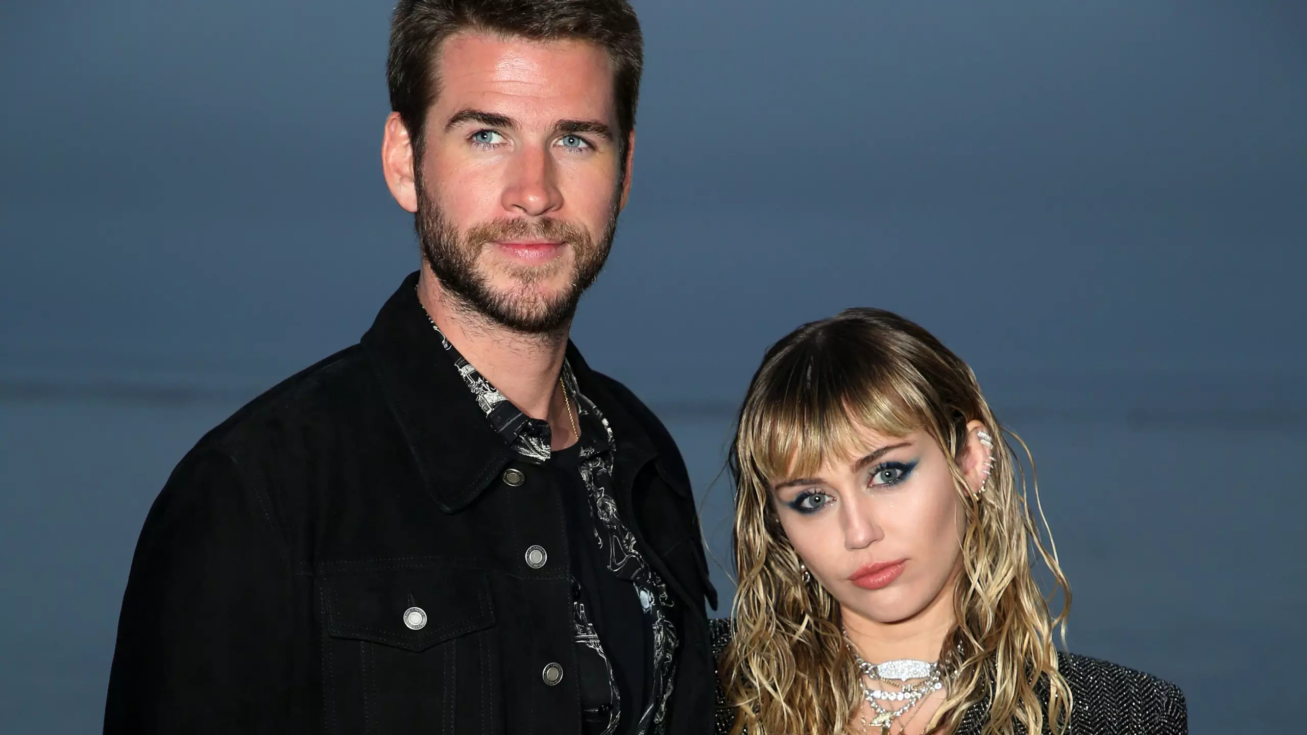 Liam Hemsworth dan Miley Cyrus Juni lalu.