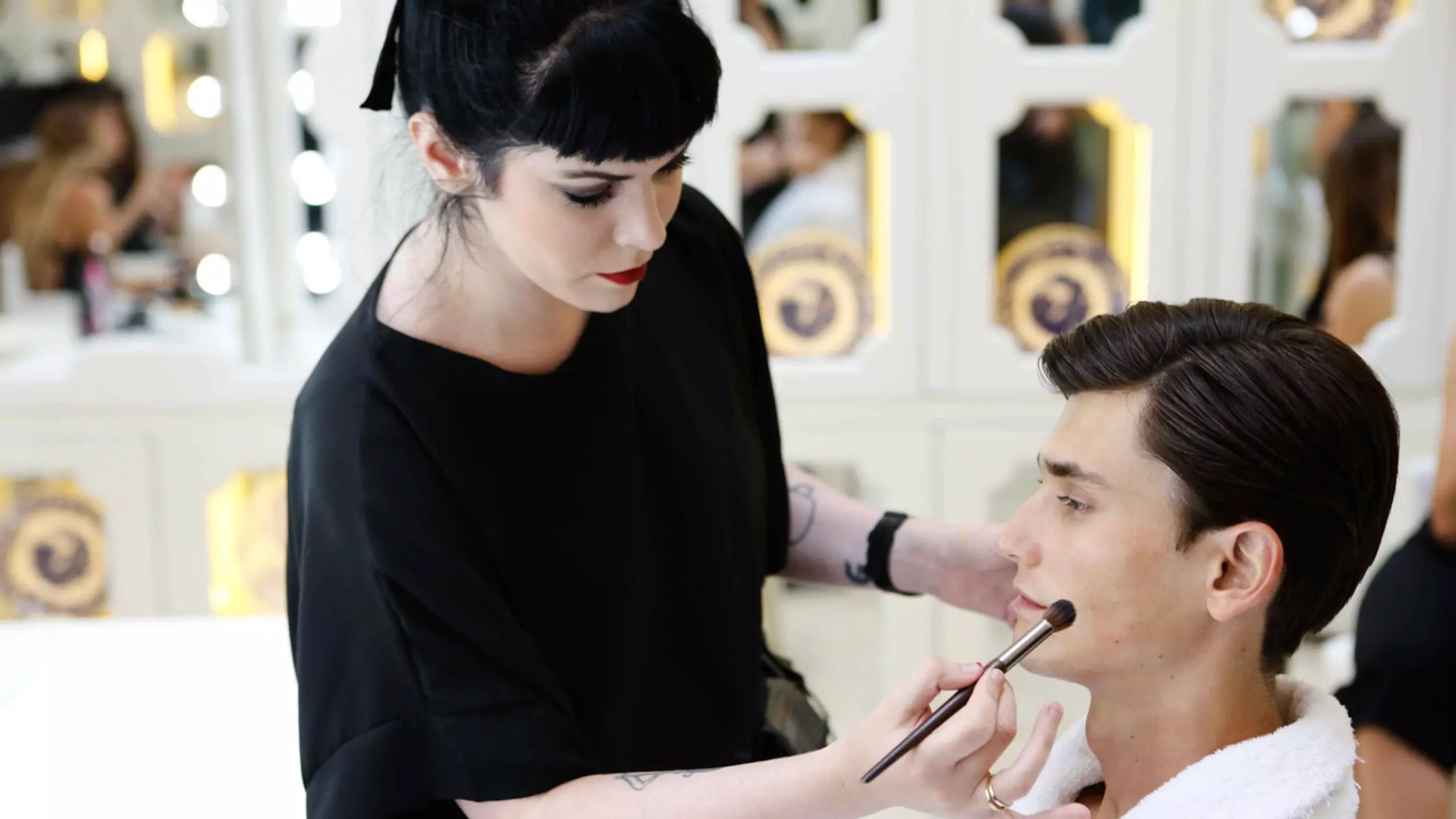 Dimytri Lebedyev make-up session za GQ25