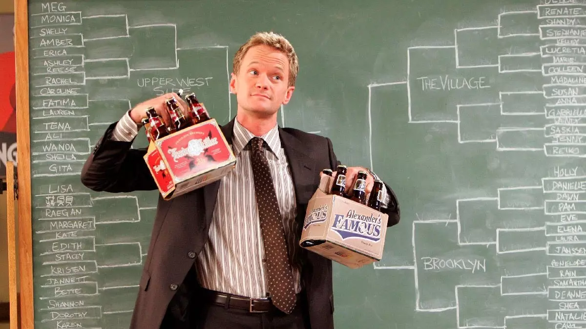 Barney Stinson como coñecín a túa nai cervexa