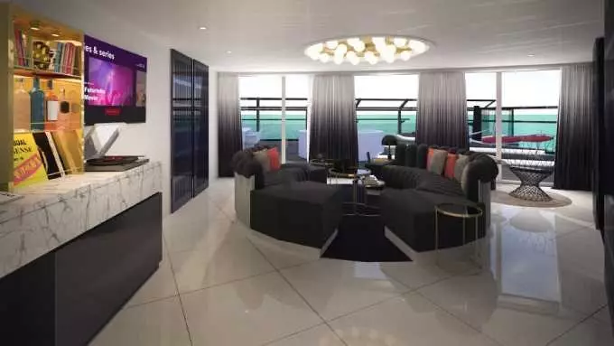 Ngakho yi-RockStar Suite ezoba yisizinda sephathi yosuku lokuzalwa luka-Richard Branson lwama-70.