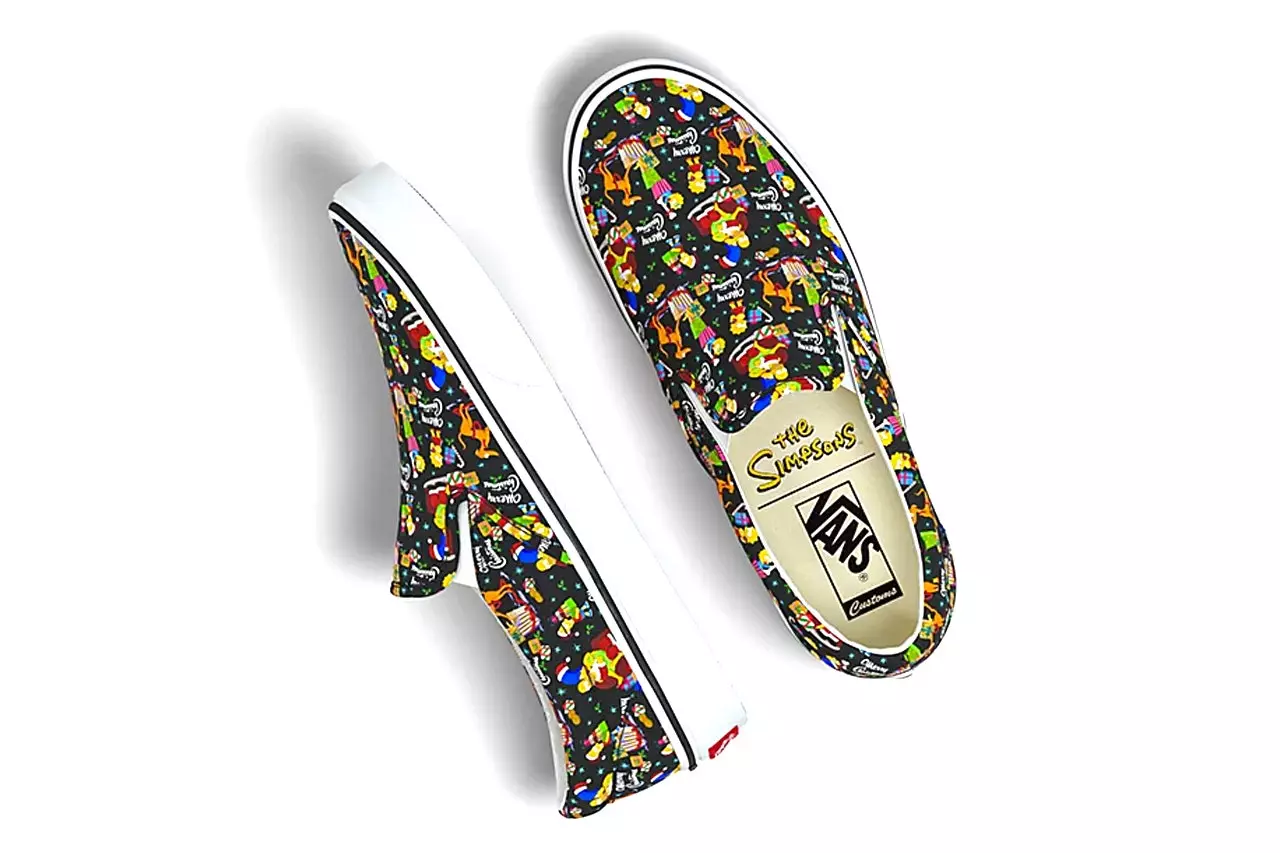 Lub Vans los ntawm Simpsons yog cov khau koj xav tau zoo siab Christmas