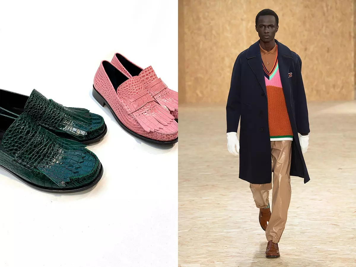 Sepatu dari koleksi Lacoste fall winter 2020 2021.