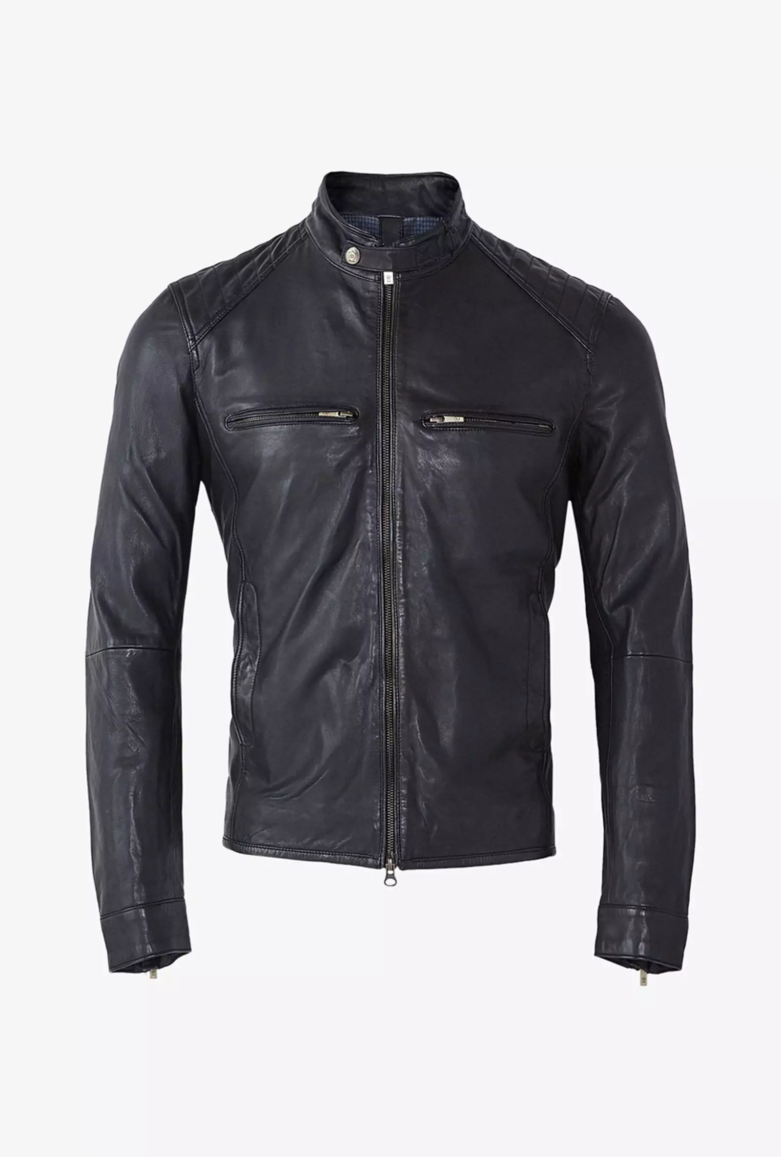 Jaket kulit Massimo Dutti