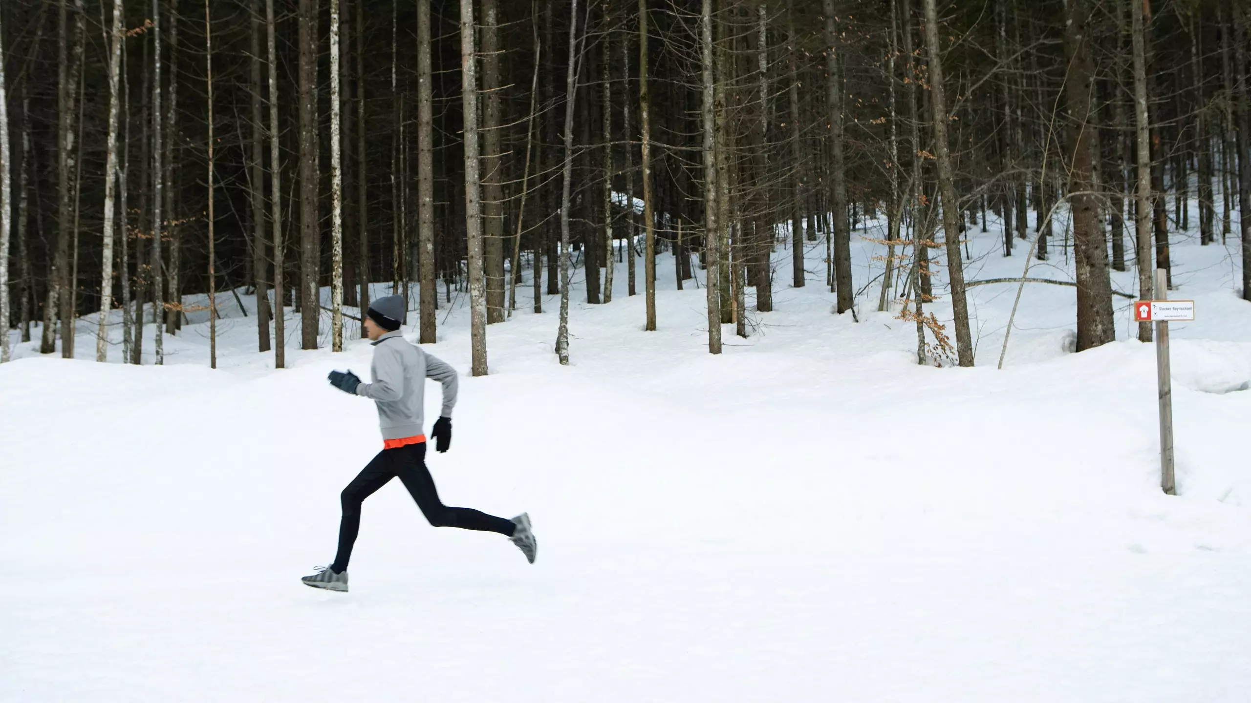 Córrer per la neu.