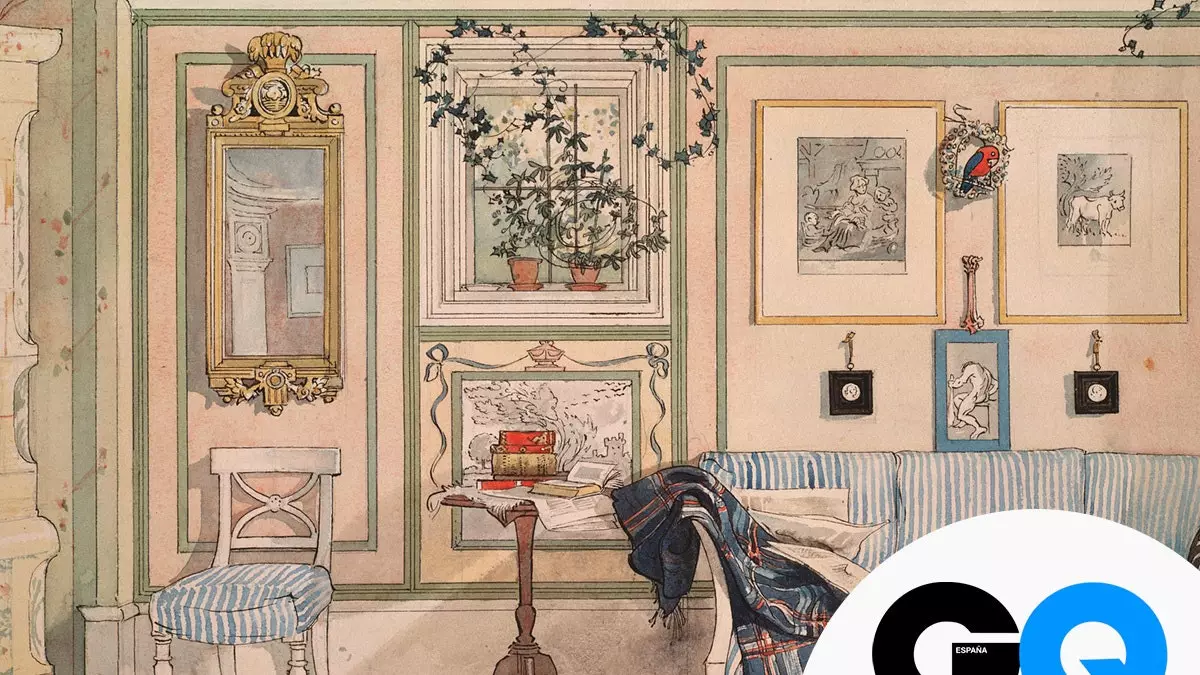 Carl Larsson už vedel, o čom hovorí, keď namaľoval „Lathörnet“, niečo ako „Comfortable Home“.