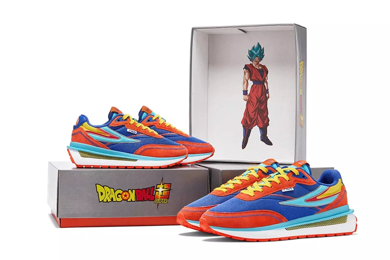 D'Fila Turnschuere vum Dragon Ball wäert Iech wéi e legendäre Super Saiyan fillen