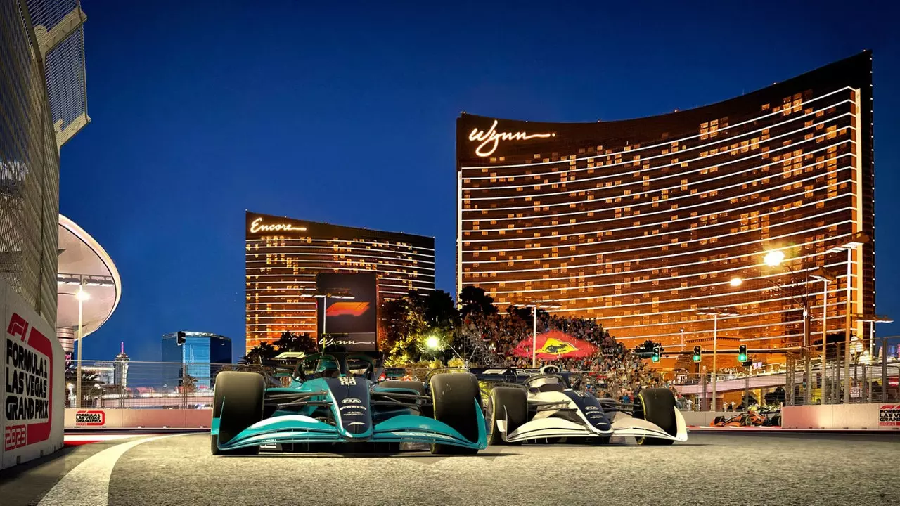 Die Formel 1 fährt in einem Nachtrennen mit großen Einsätzen nach Las Vegas
