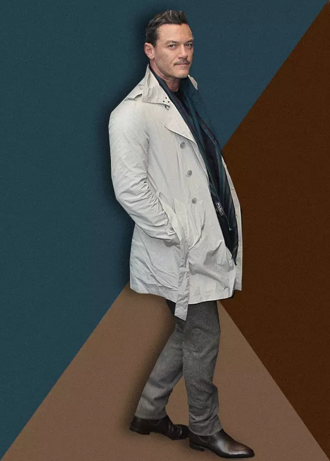 luke evans trench gq