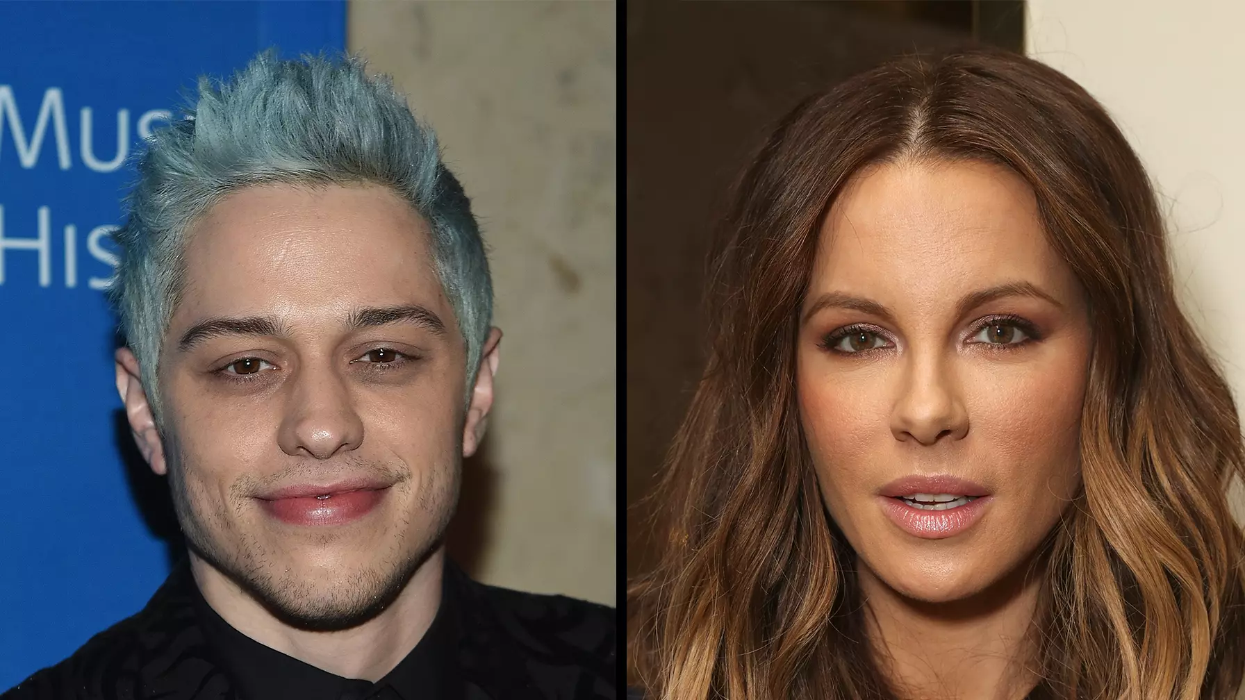 Pete Davidson ug Kate Beckinsale mipirma sa usa ka meme sa aúpa uban sa usa ka mainit nga halok