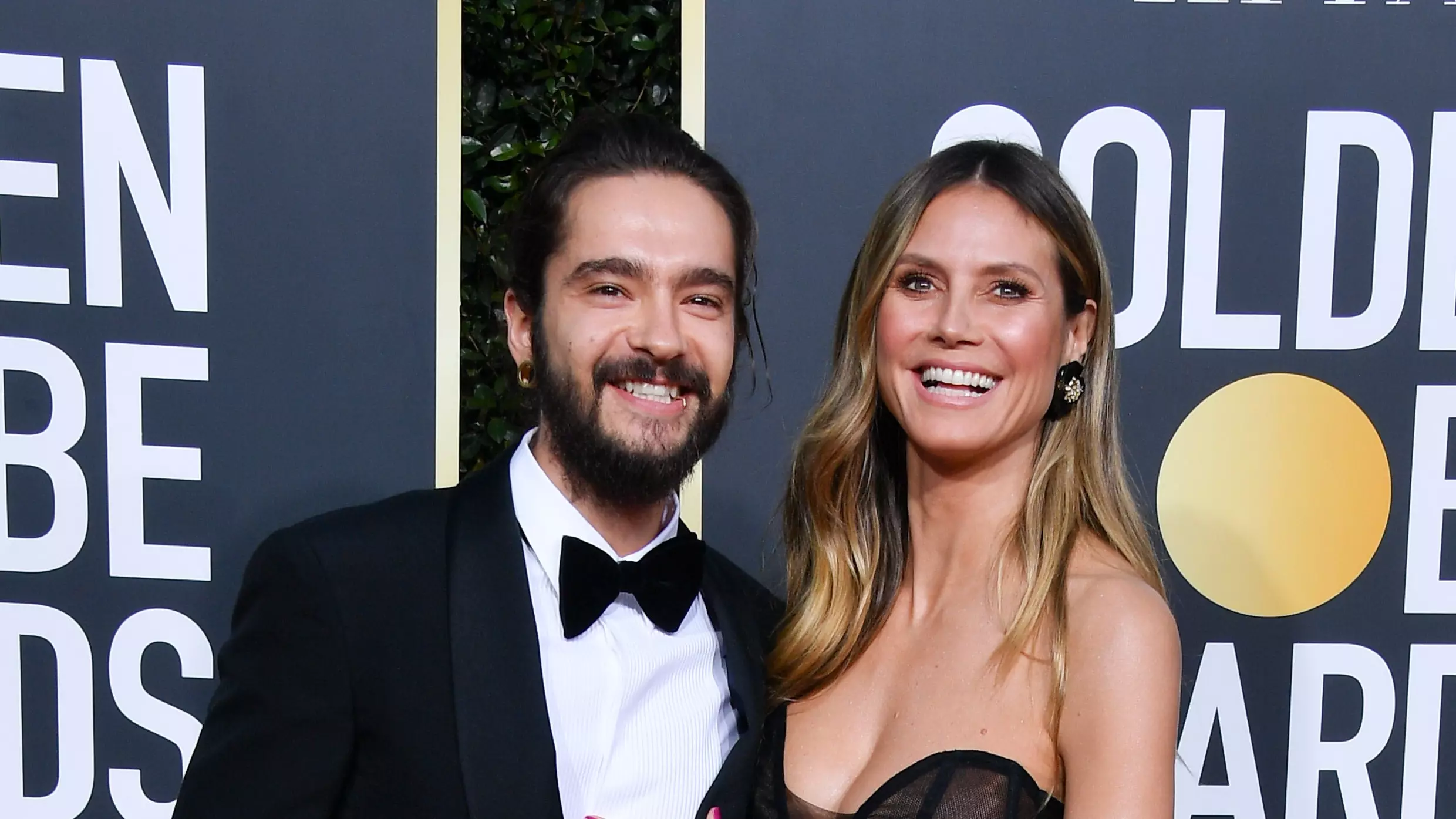 BEVERLY HILLS CALIFORNIA 06. JANUAR Tom Kaulitz og Heidi Klum deltager i den 76. årlige Golden Globe Awards, der afholdes på...