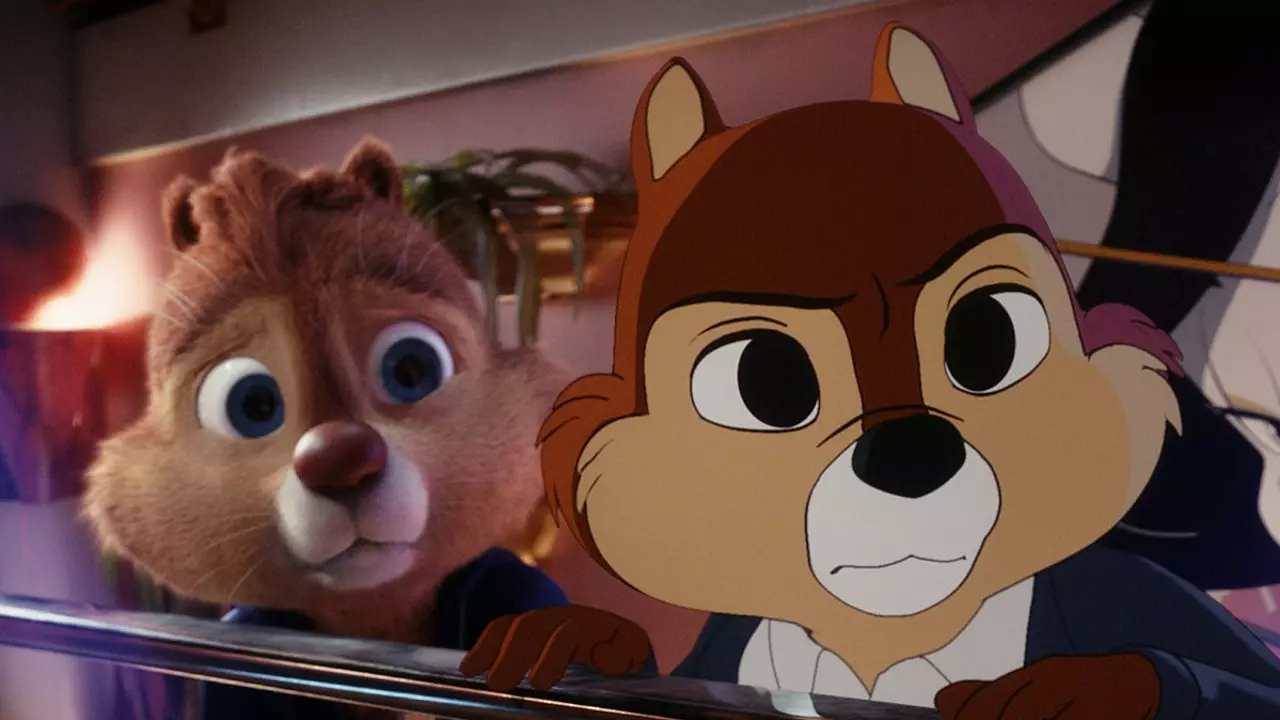 Chip and Chop: چگونه زیباترین سنجاب های دیزنی در یکی از کمدی های سال بازی می کنند