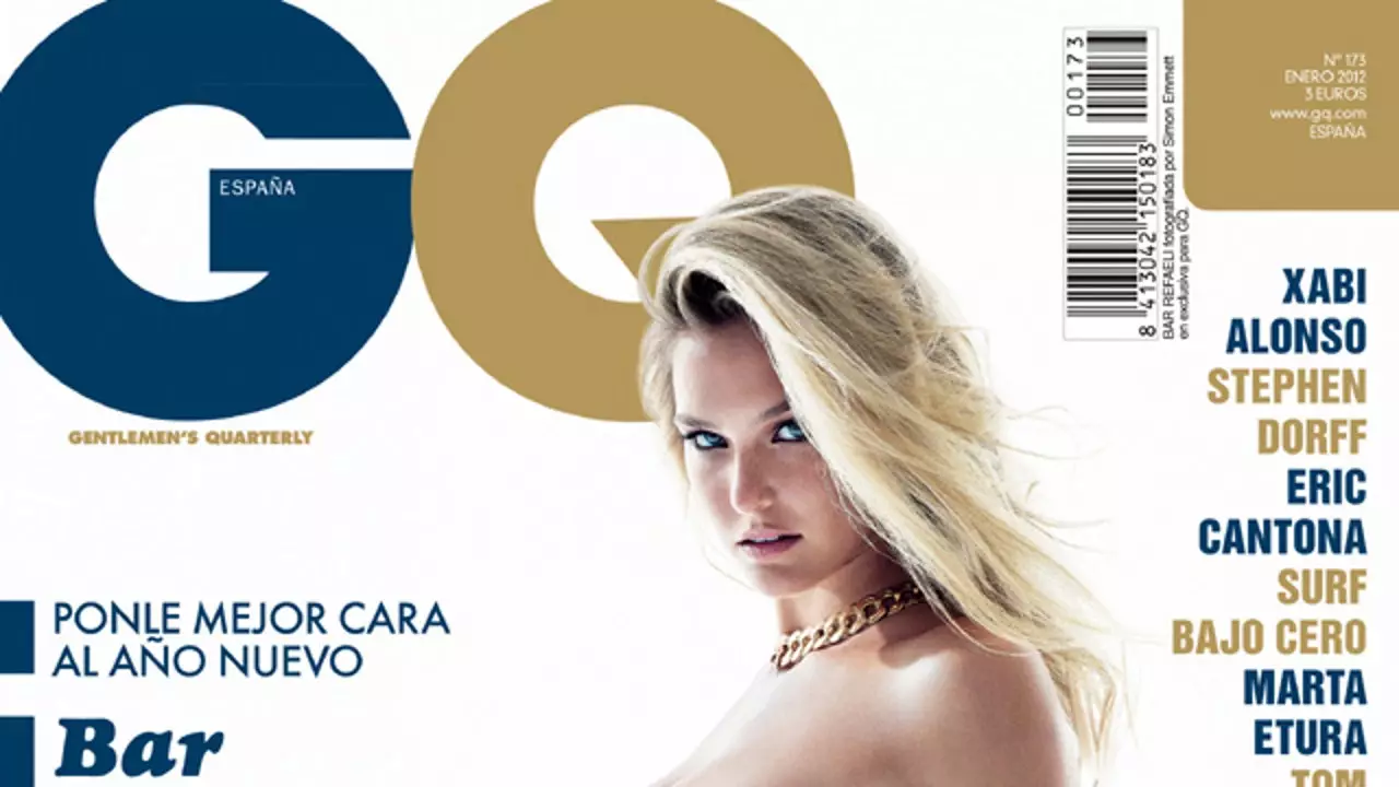 Bar Refaeli, styczniowa okładka GQ