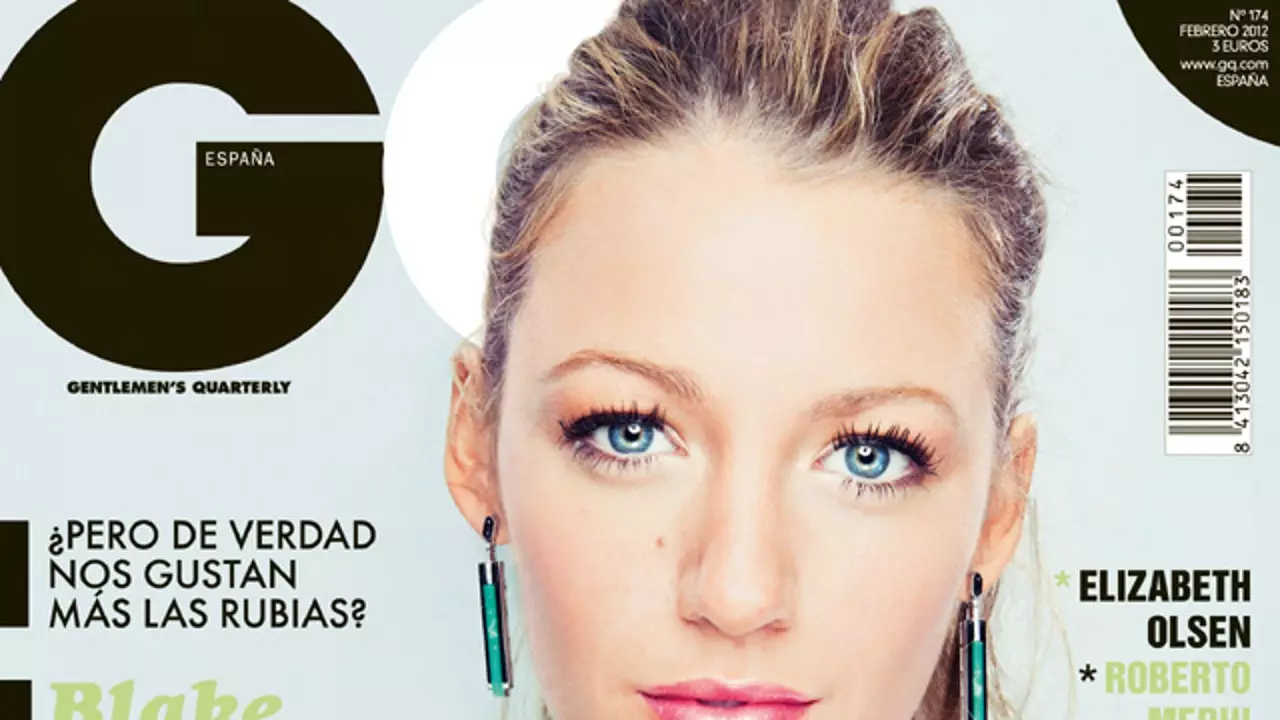 Blake Lively, voorblad GQ Februarie