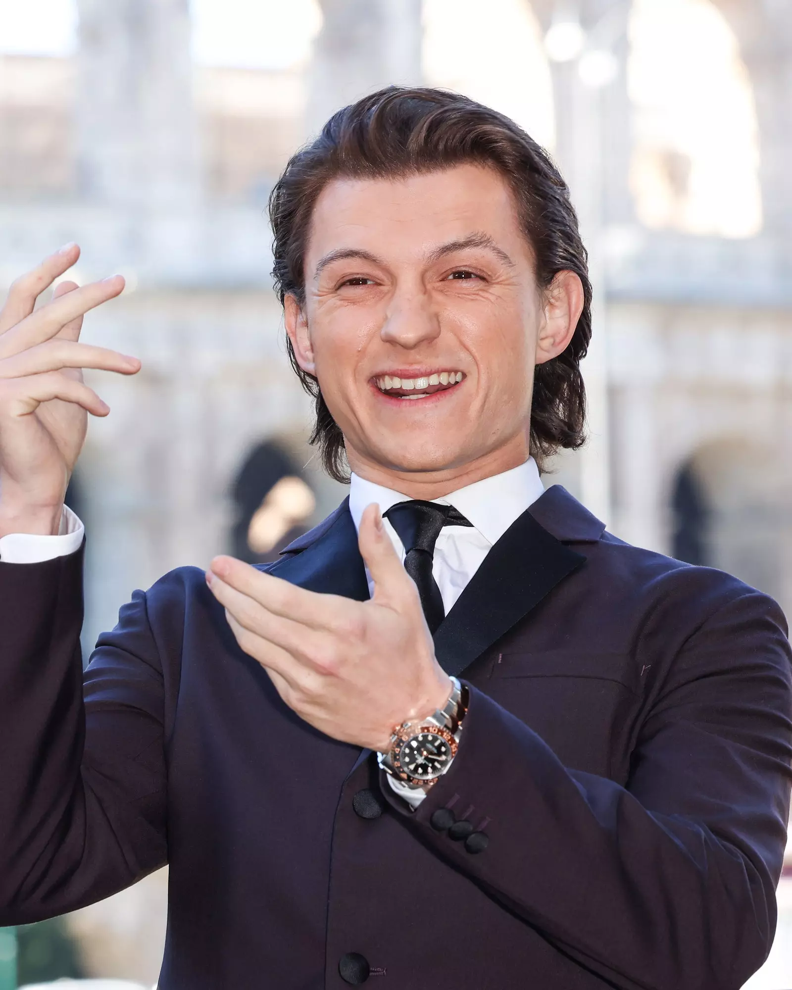 Tom Holland, “Palazzo Manfredi” filminde “Uncharted” filminiň fotosuratyna gatnaşýar