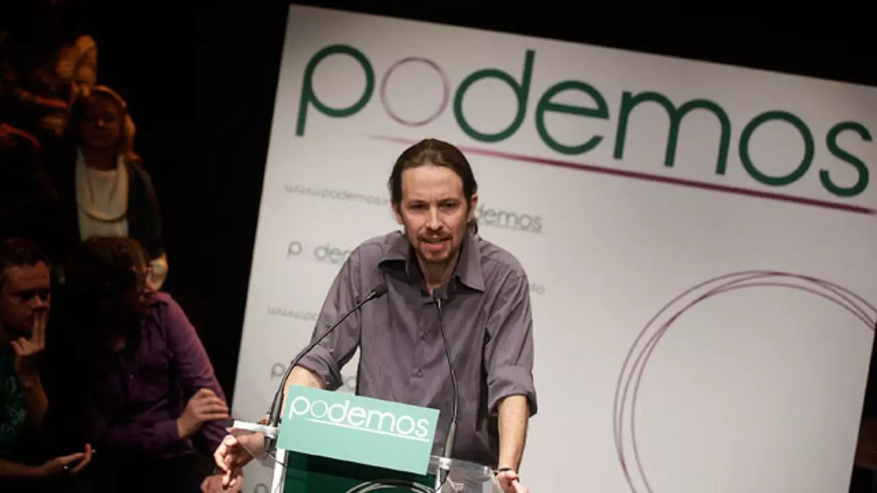 Pablo Iglesias, "medijski" politik, ki se na televiziji pojavlja manj kot njegovi tekmeci