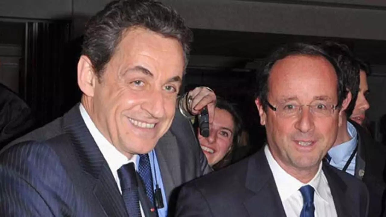 Hollande gegen Sarko