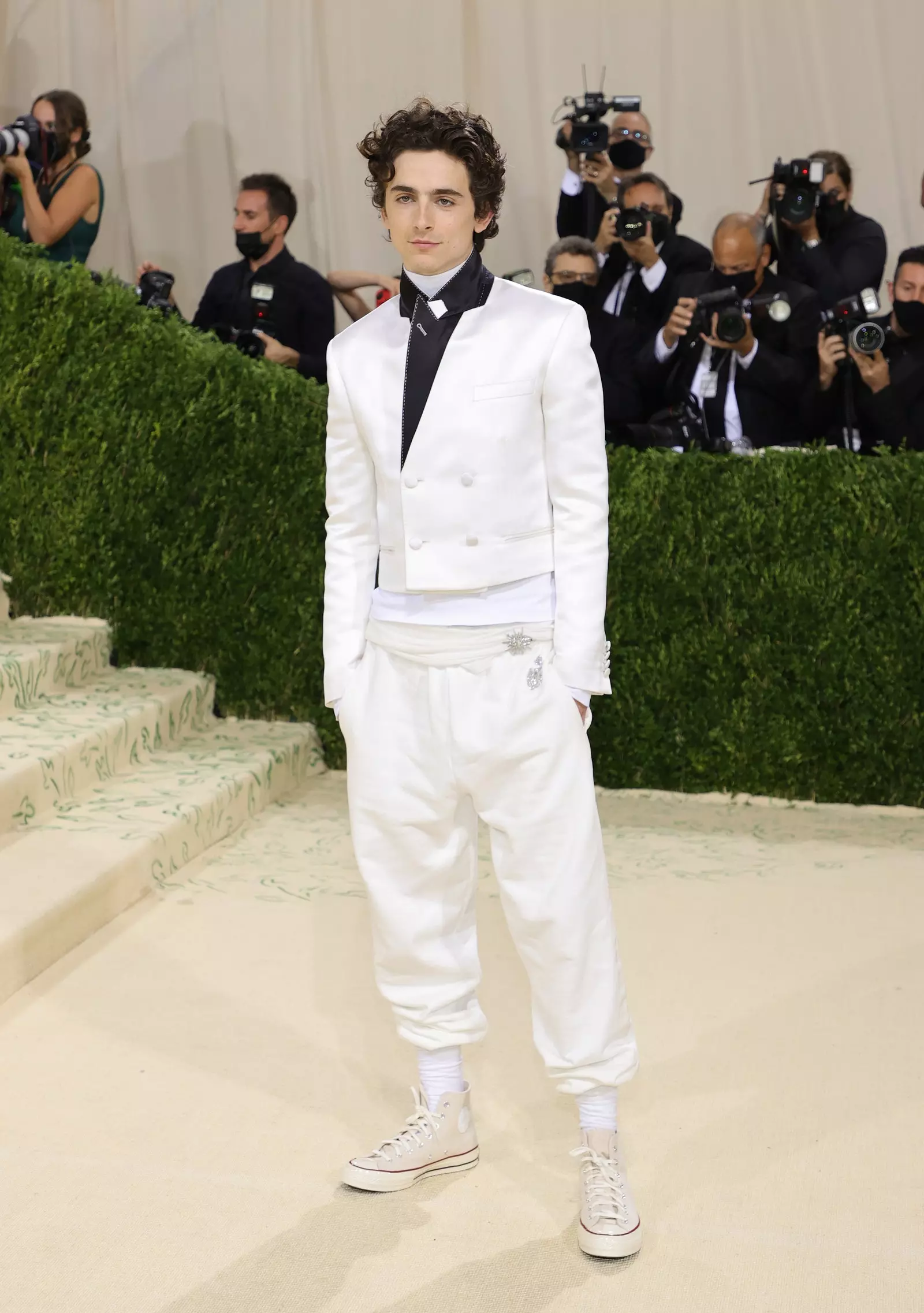 Timothe Chalamet ביי די MET Gala 2021.