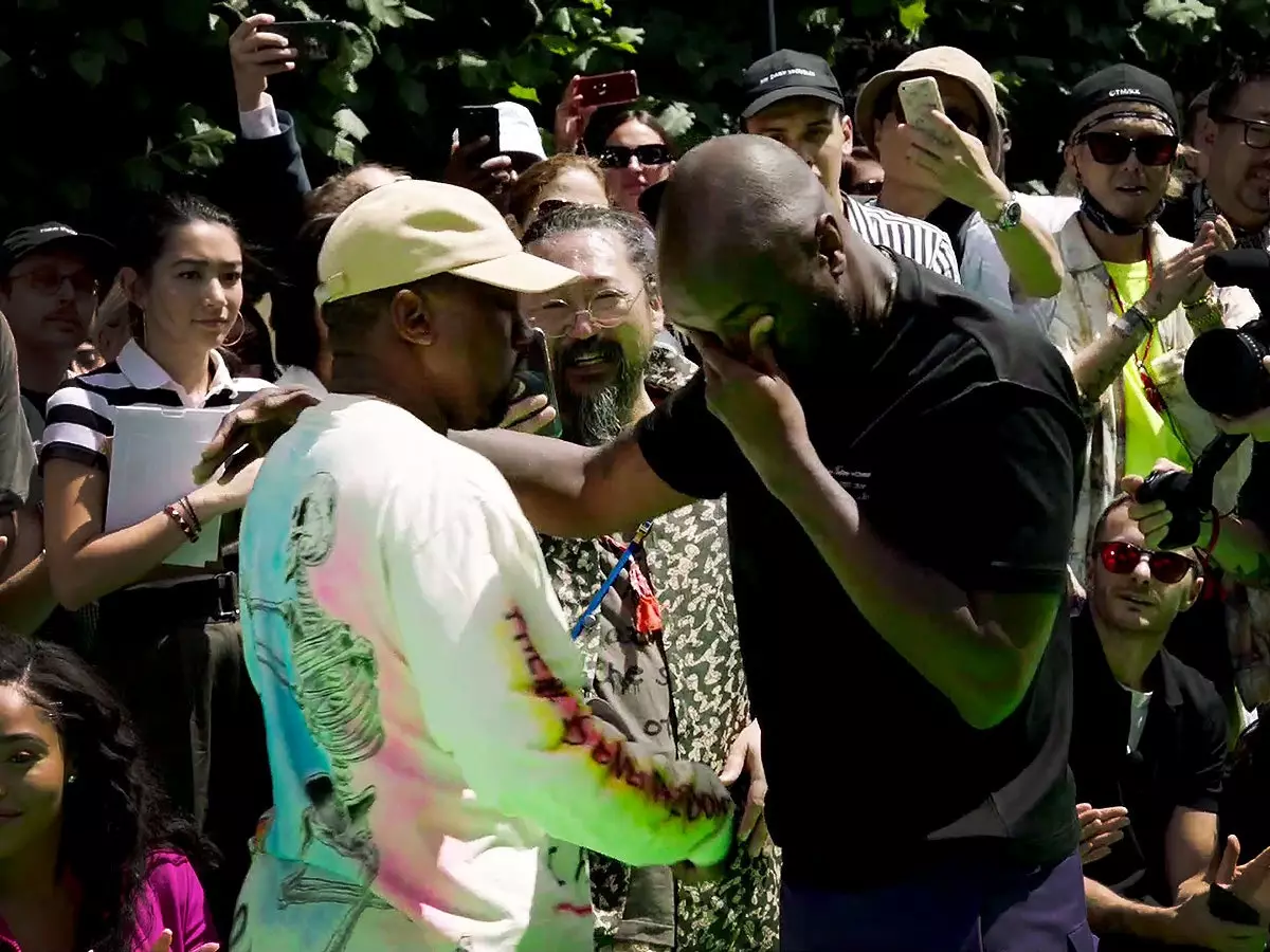 virgil abloh louis vuitton fyrsta sýning 2019 kanye west