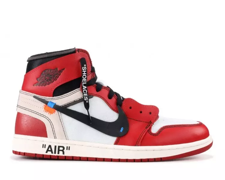 The OffWhite x Air Jordan 1 Chicago ຕີລາຄາເປັນສະຖິຕິຫຼັງຈາກການເສຍຊີວິດຂອງ Virgil Abloh