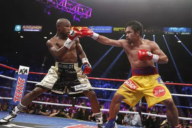 Nejlépe placený sportovec Manny Pacquiao.