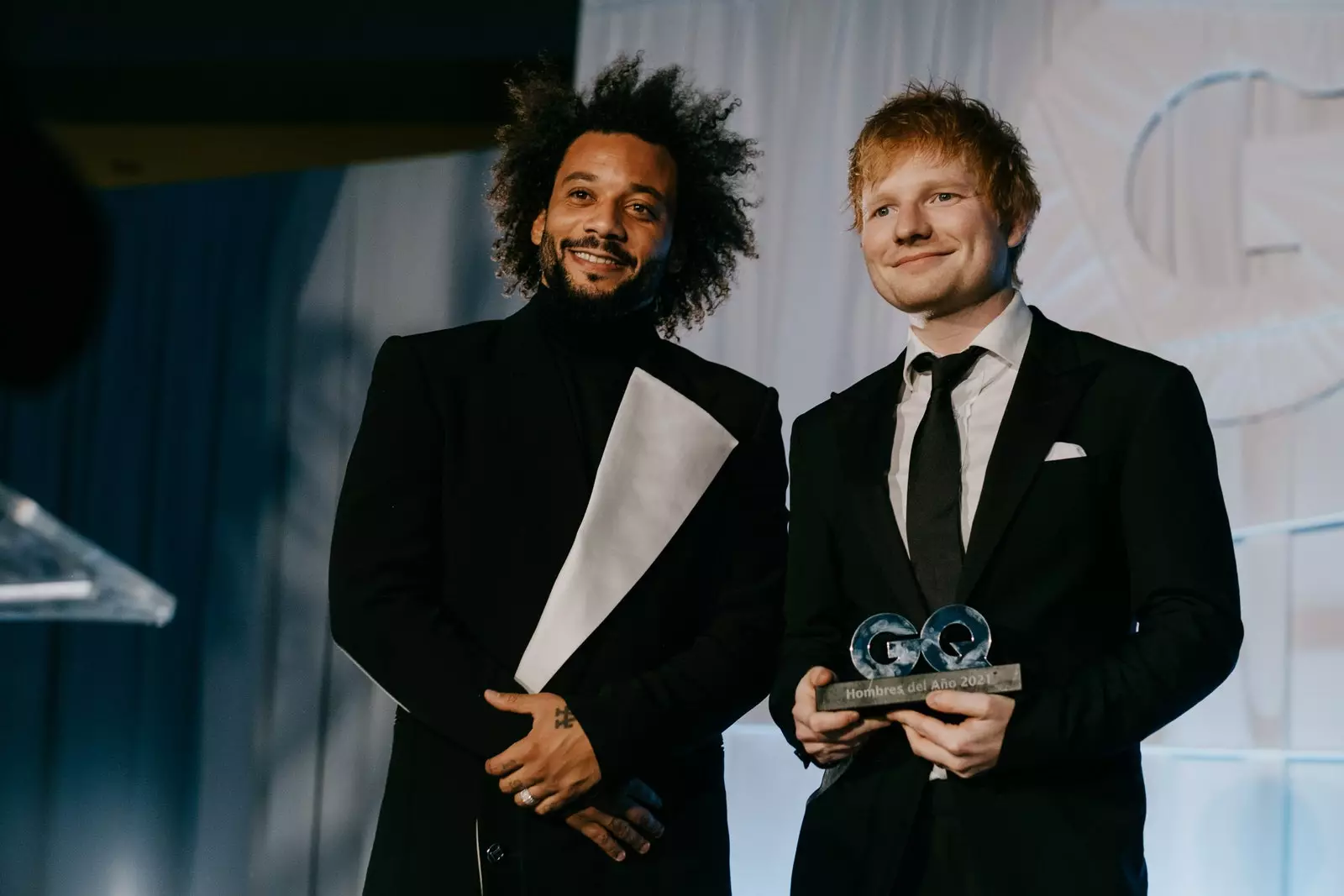 Marcelo සහ Ed Sheeran pure class.