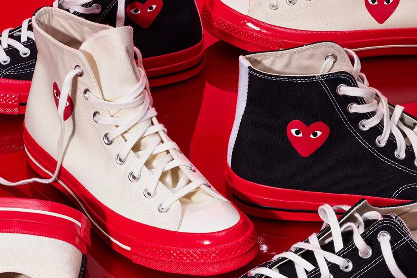 نئے Converse x Comme des Garçons اپنے پیشروؤں کی طرح جھاڑو دینے جا رہے ہیں۔