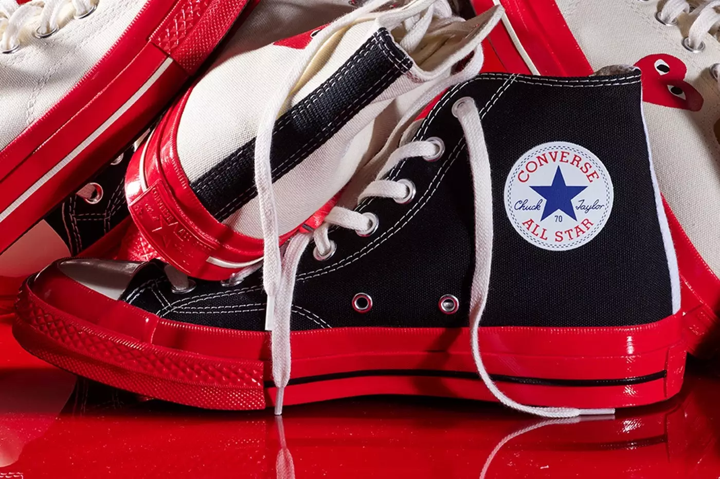 Le nuove Converse x Comme des Garçons colpiranno tanto quanto i loro predecessori