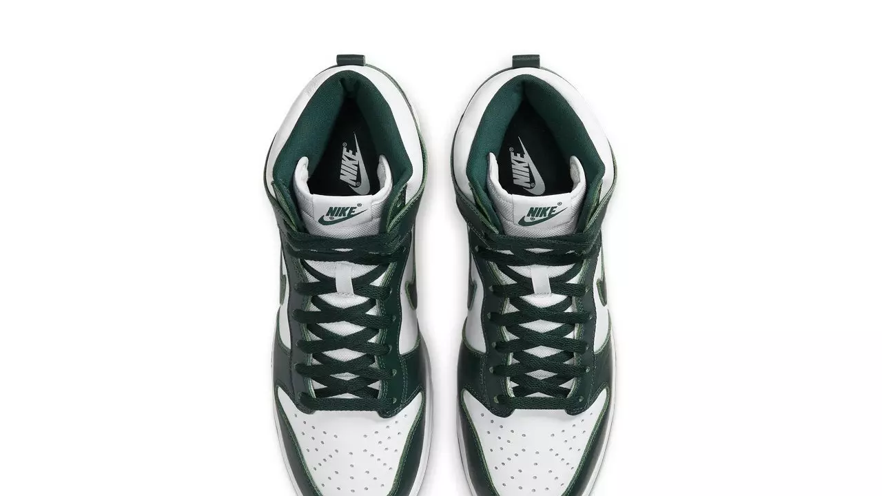 Nike Dunk High Spartan Green ndi nsapato zobiriwira zomwe simungavulale