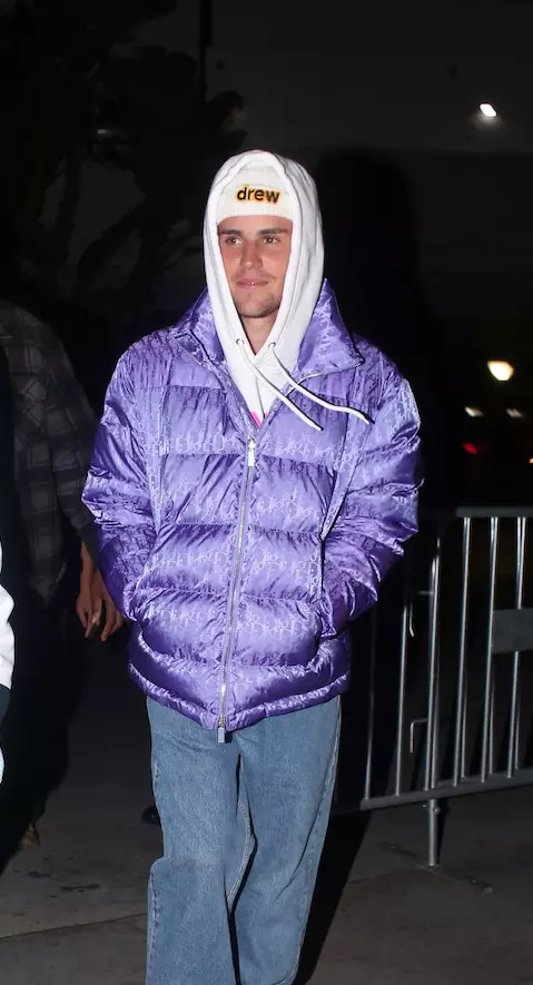 Justin Bieber di Los Angeles.