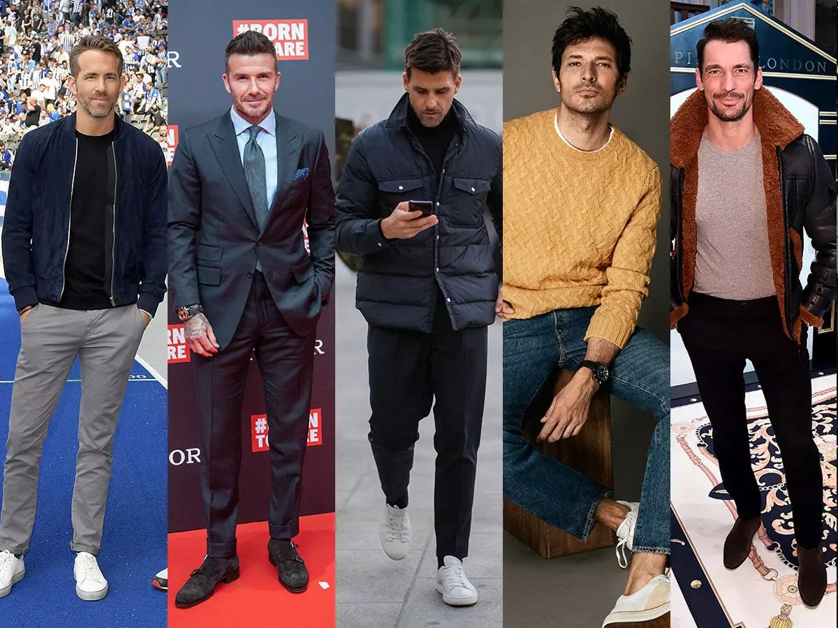 Ryan Reynolds David Beckham Johannes Huebl Andres Velencoso sareng David Gandy.