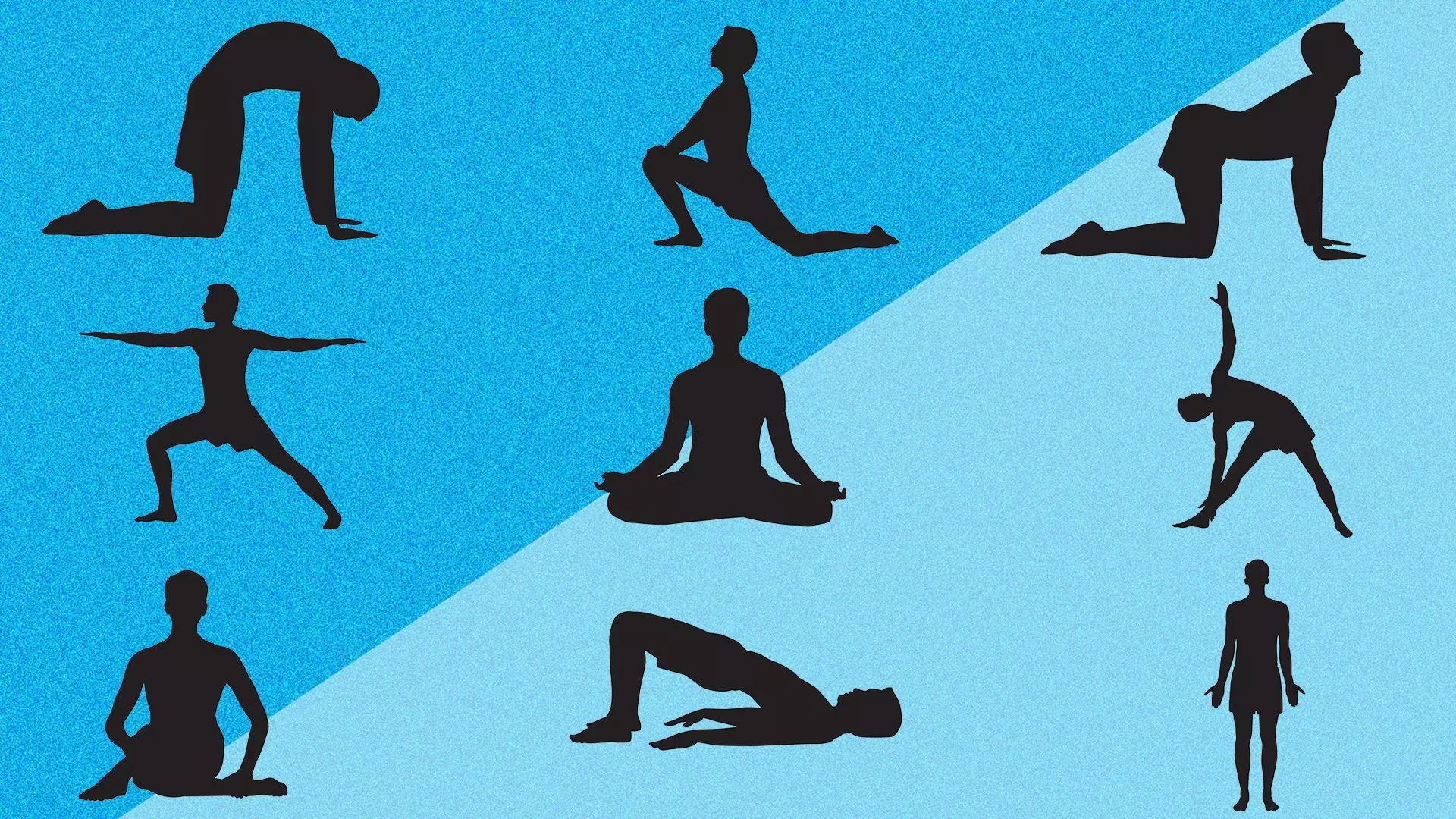 Yoga postures.